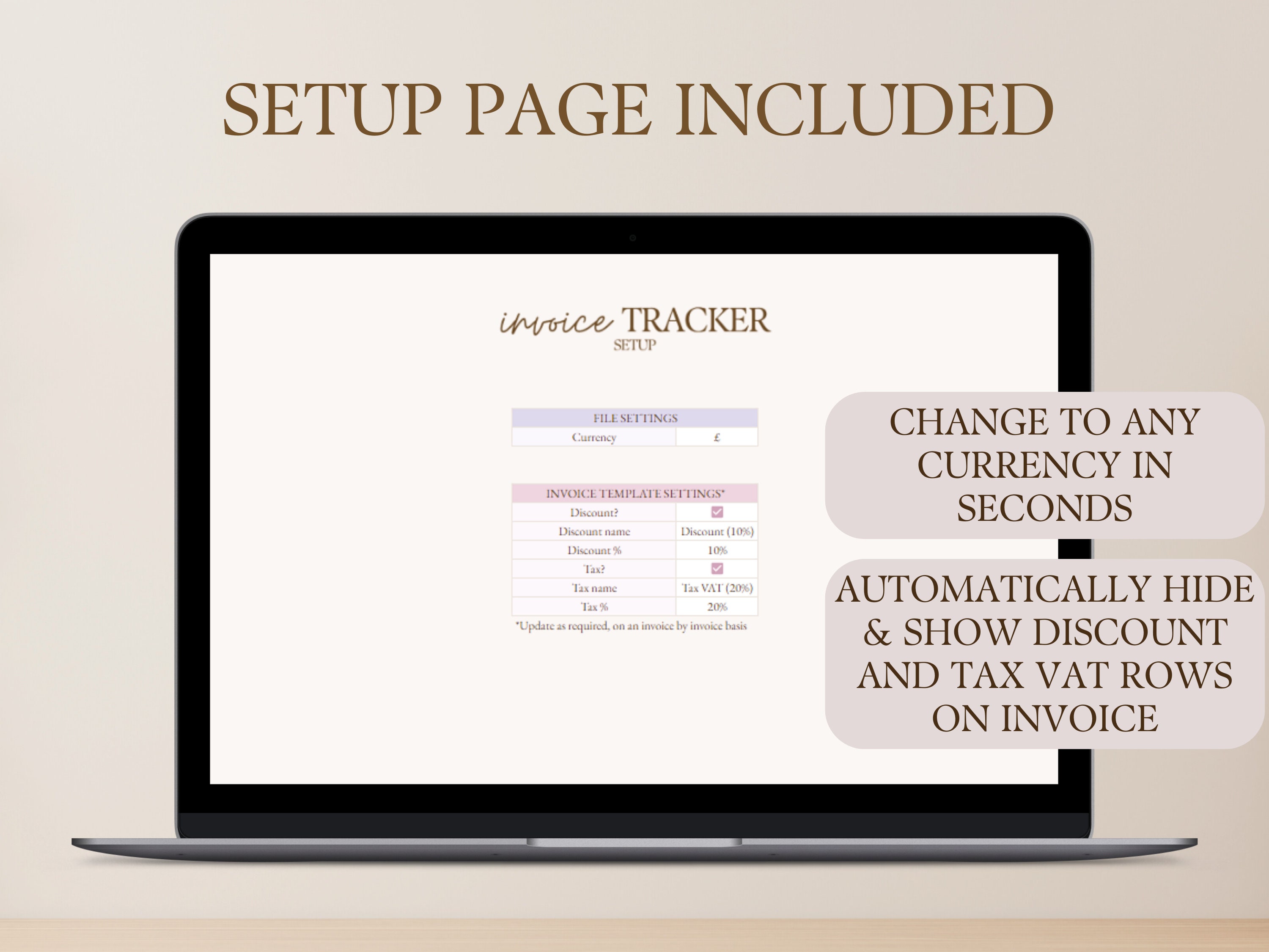 Invoice Generator, Invoice Tracker Spreadsheet, Invoice Template ...
