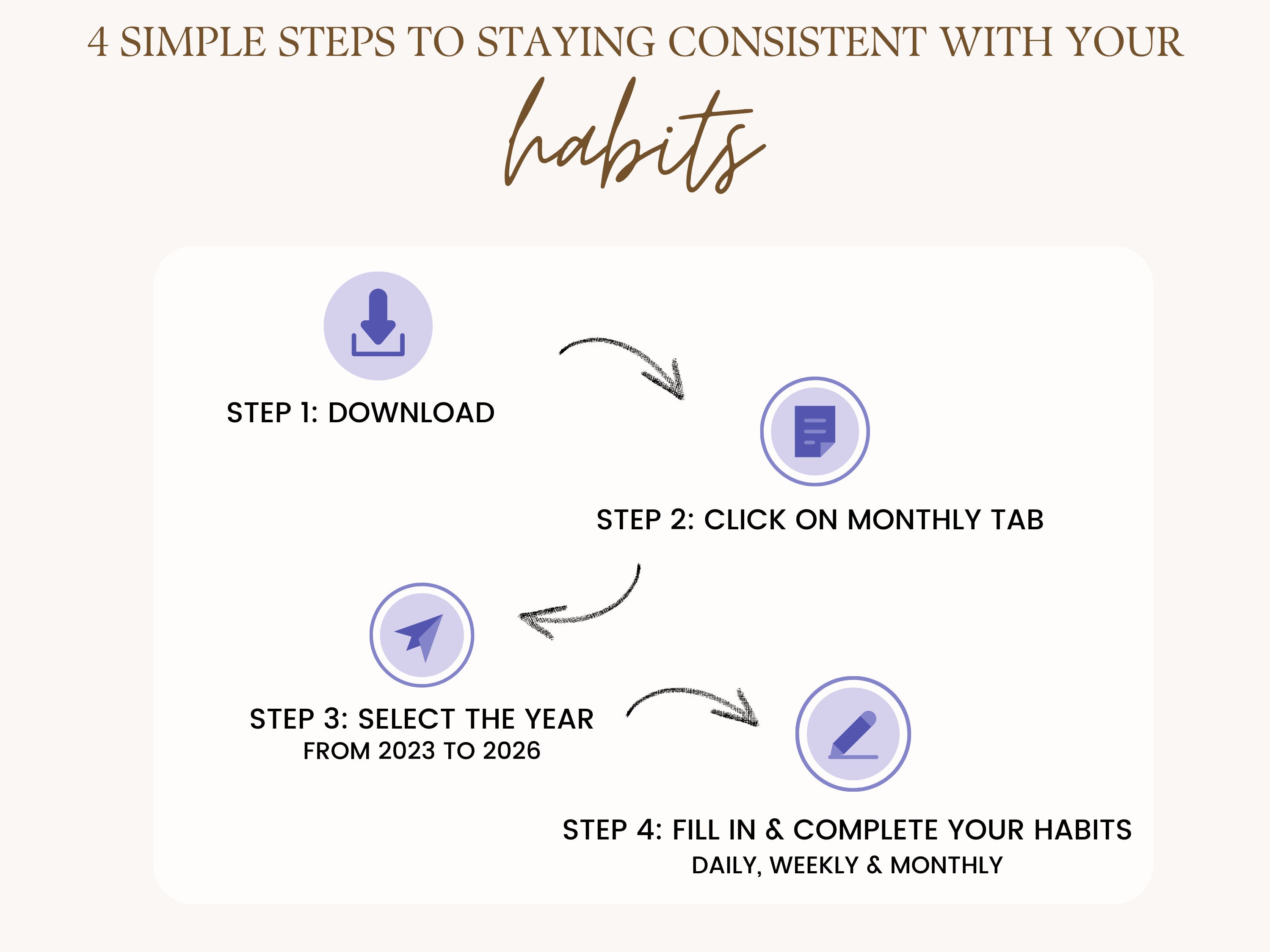 Cute Cat Habit Tracker Spreadsheet on Google Sheets, Purple Digital ...