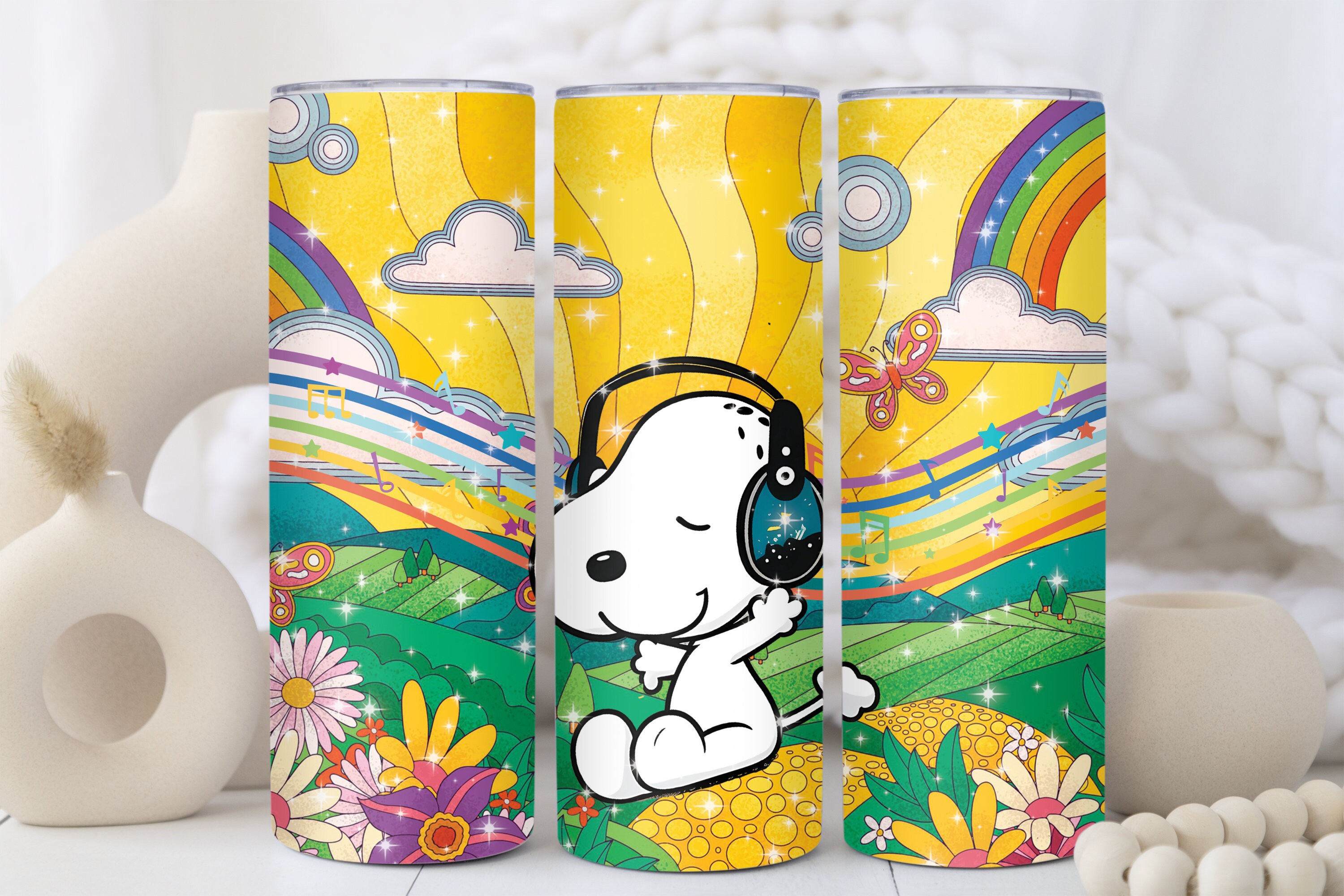 Snoopy Spring Tumbler Wrap 20oz Skinny Sublimation Design Png - Etsy