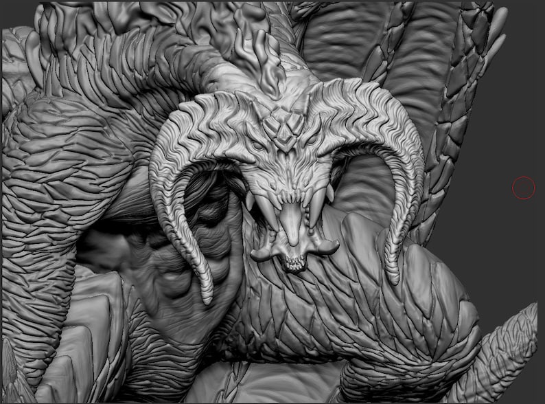 Balrog of Morgoth - 3D STL File - Etsy