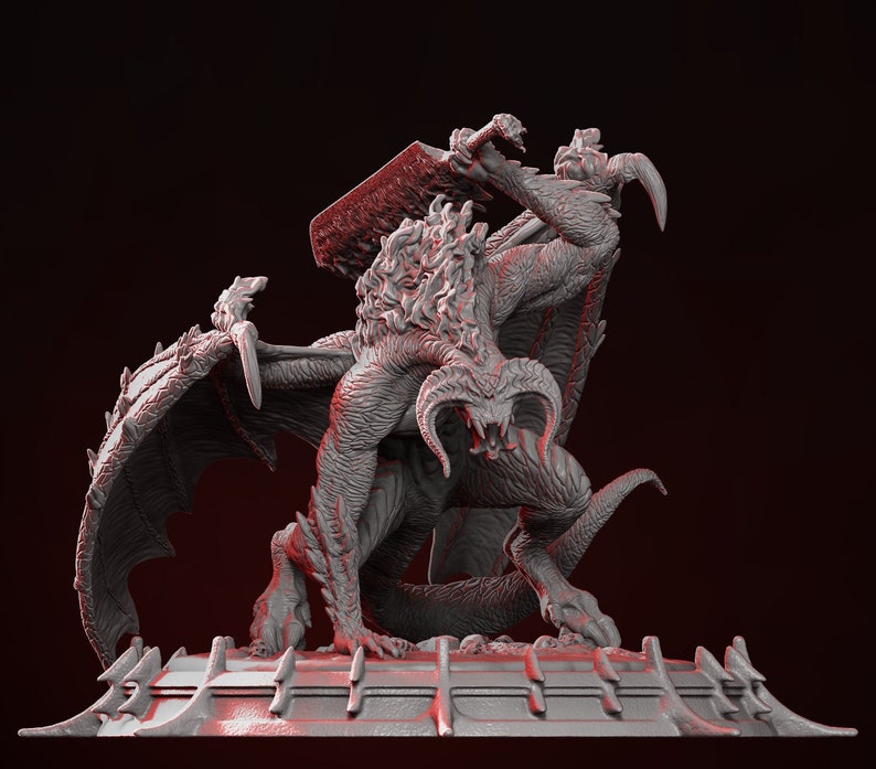 Balrog of Morgoth - 3D STL File - Etsy