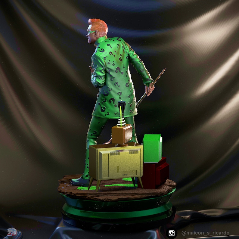 Riddler Jim Carrey - 3D STL File - Etsy