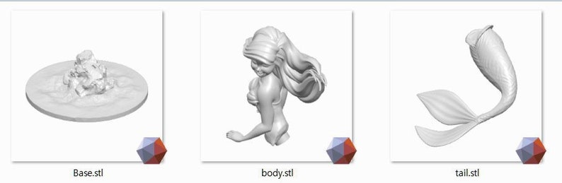 Ariel - 3D STL FILE - Etsy