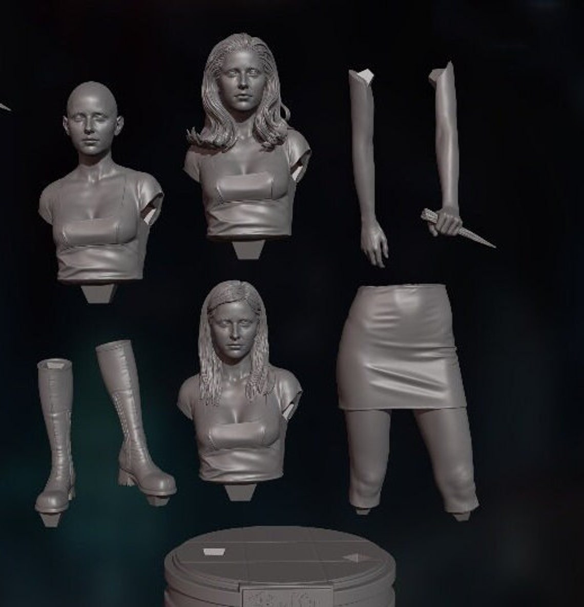 Buffy the Vampire Slayer 3D STL DIGITAL FILE - Etsy Canada