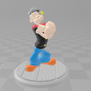 Popeye - 3D STL File - Etsy