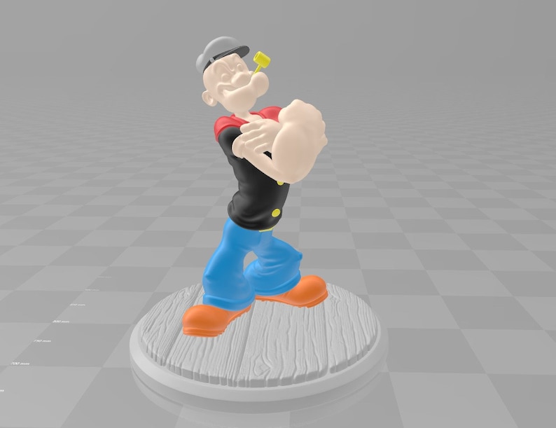 Popeye - 3D STL File - Etsy