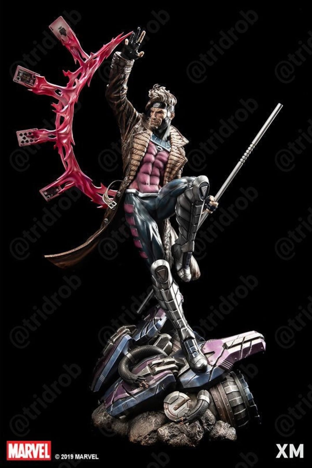 Gambit - 3D STL FILE - Etsy