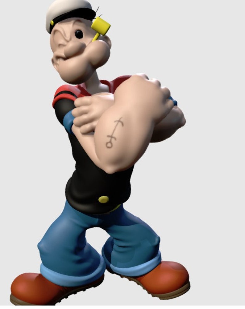 Popeye - 3D STL File - Etsy