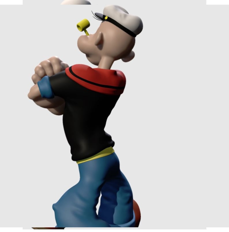 Popeye - 3D STL File - Etsy