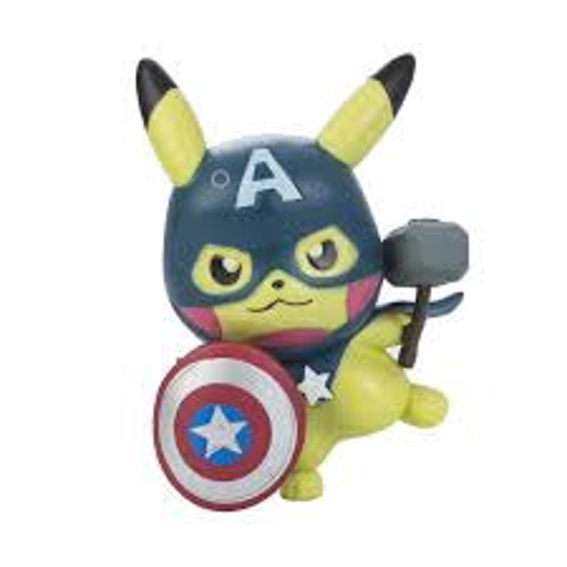 Pikachu_captain America - 3D STL File - Etsy
