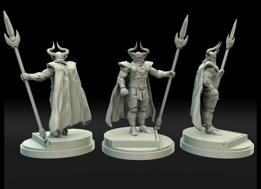 Odin Miniature - 3D STL File - Etsy