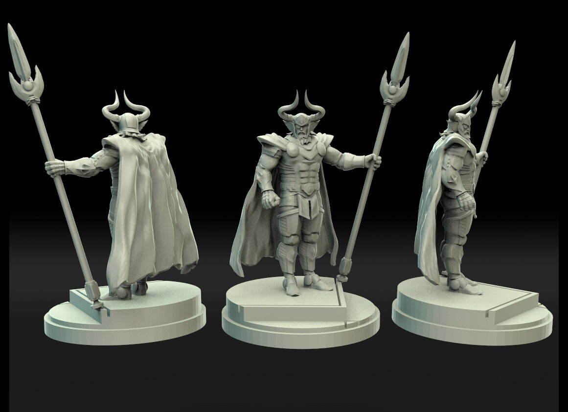 Odin Miniature - 3D STL File - Etsy