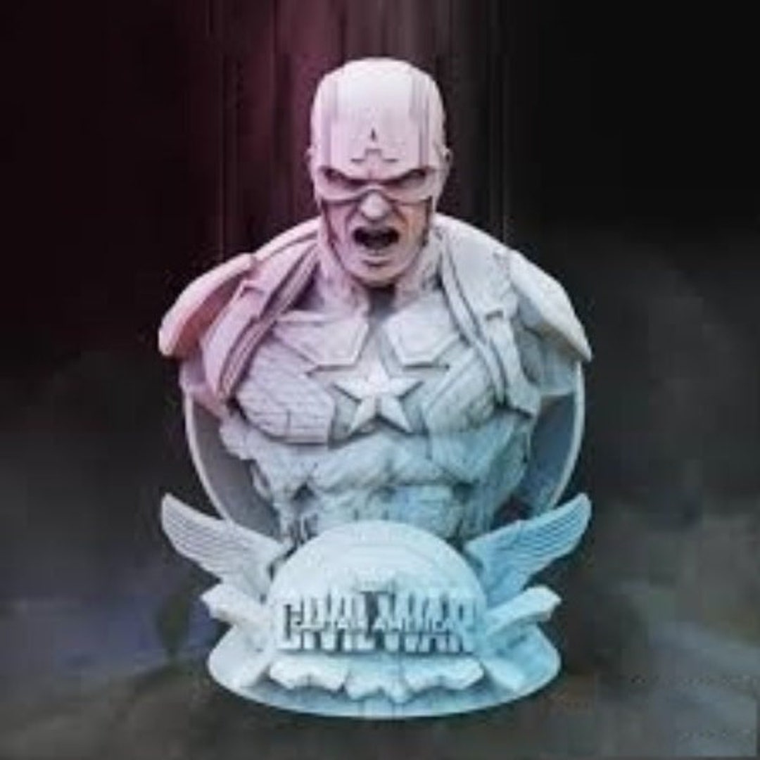 Captain America -3D STL File - Etsy