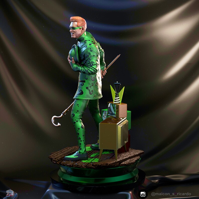 Riddler Jim Carrey - 3D STL File - Etsy