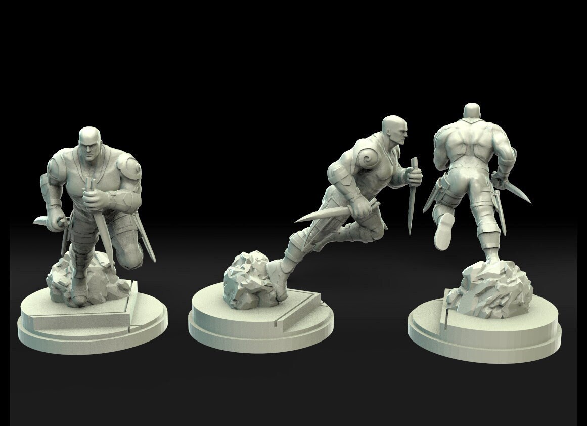 Drax Miniature 3D STL File - Etsy