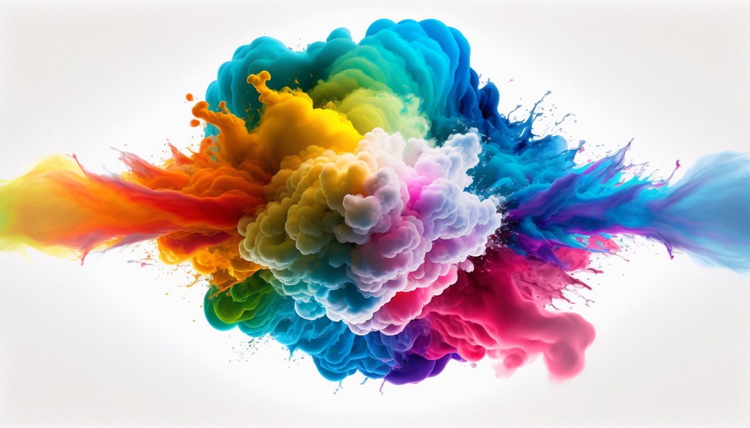 Abstract Art - Neon Color - Digital Art Gift - Digital Download ...