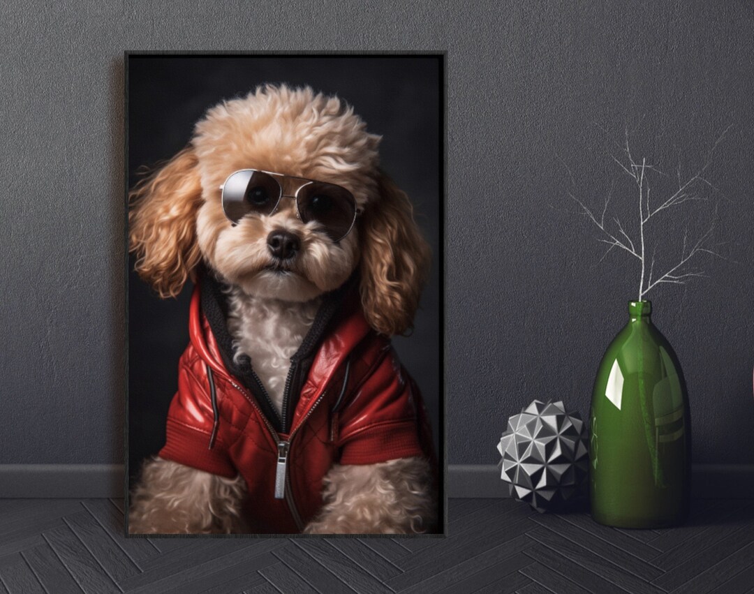 Rockstar Poodle | Rockstar Poodle - Premium Matte Paper Poster - Etsy
