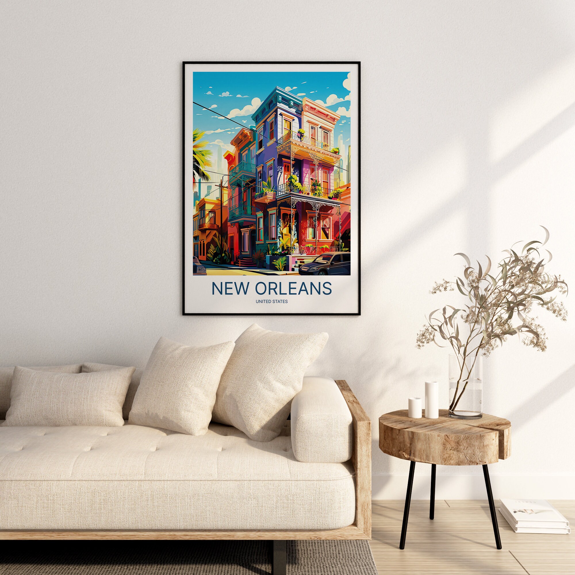 New Orleans Travel Print Poster Louisiana Travel Posters New Orleans ...