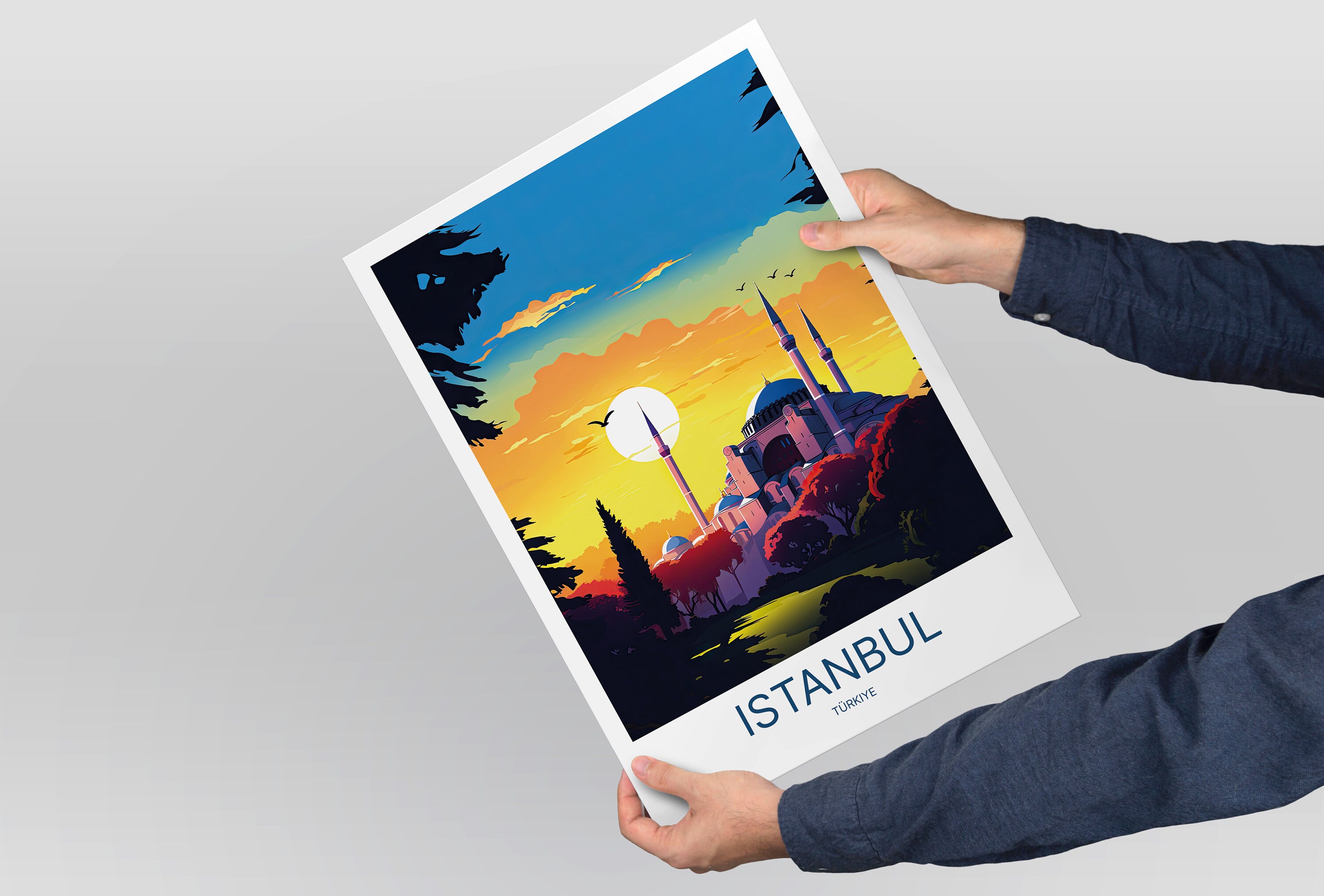 Istanbul Travel Print Wall Art Turkey Posters Turkish - Etsy