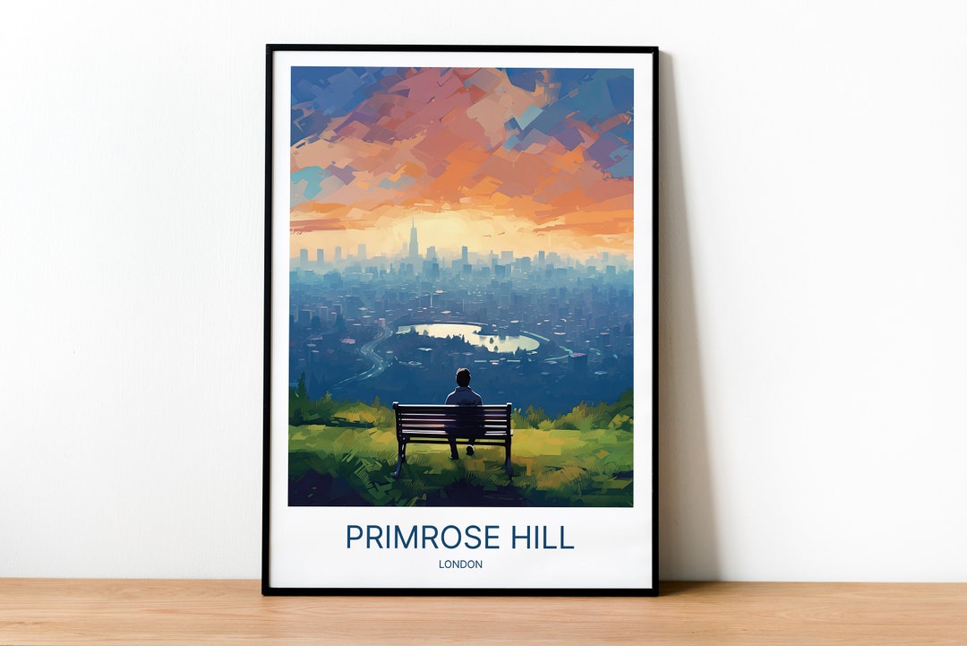 Primrose Hill London Travel Poster Print London Skyline - Etsy UK