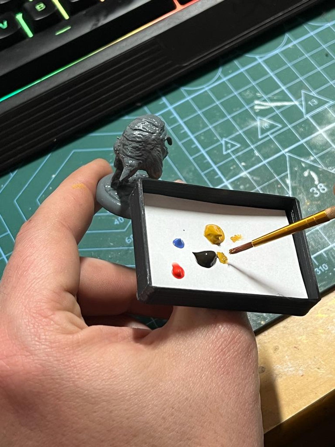 Finger Wet Palette STL for 3d Printing DIGITAL FILE - Etsy