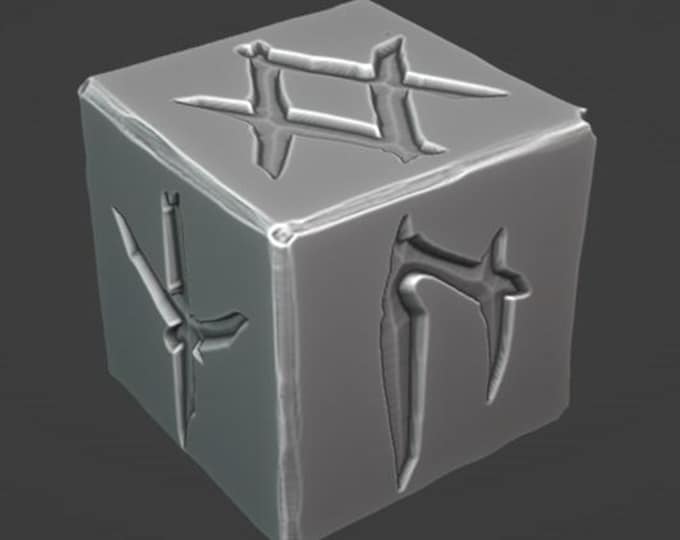 Laser Engraved Norse Themed Dice-box for Orlog Dice Game (BOX ONLY ...