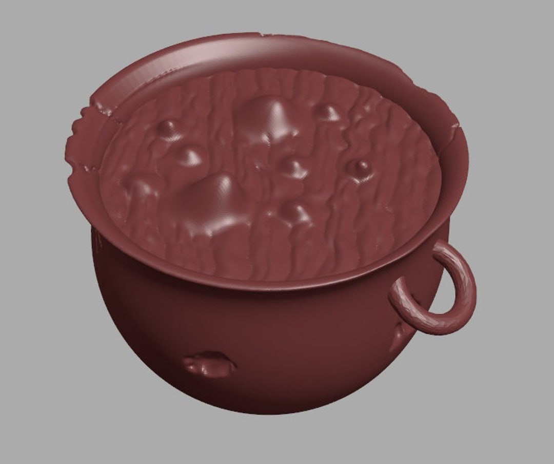 Druid Cauldron Digital File STL for 3d Printing DIGITAL FILE - Etsy
