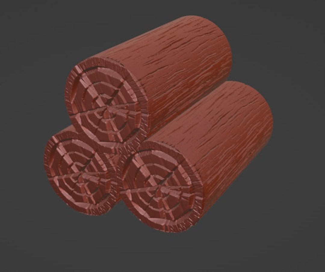 Wood Logs Pile STL for 3d Printing DIGITAL FILE - Etsy