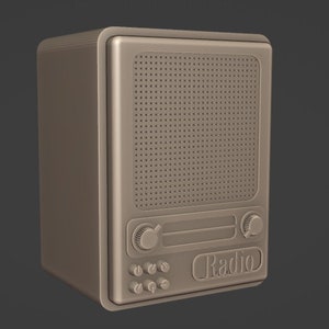 WW2 Radio STL for 3d Printing DIGITAL FILE - Etsy