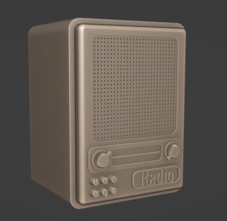 WW2 Radio STL for 3d Printing DIGITAL FILE - Etsy