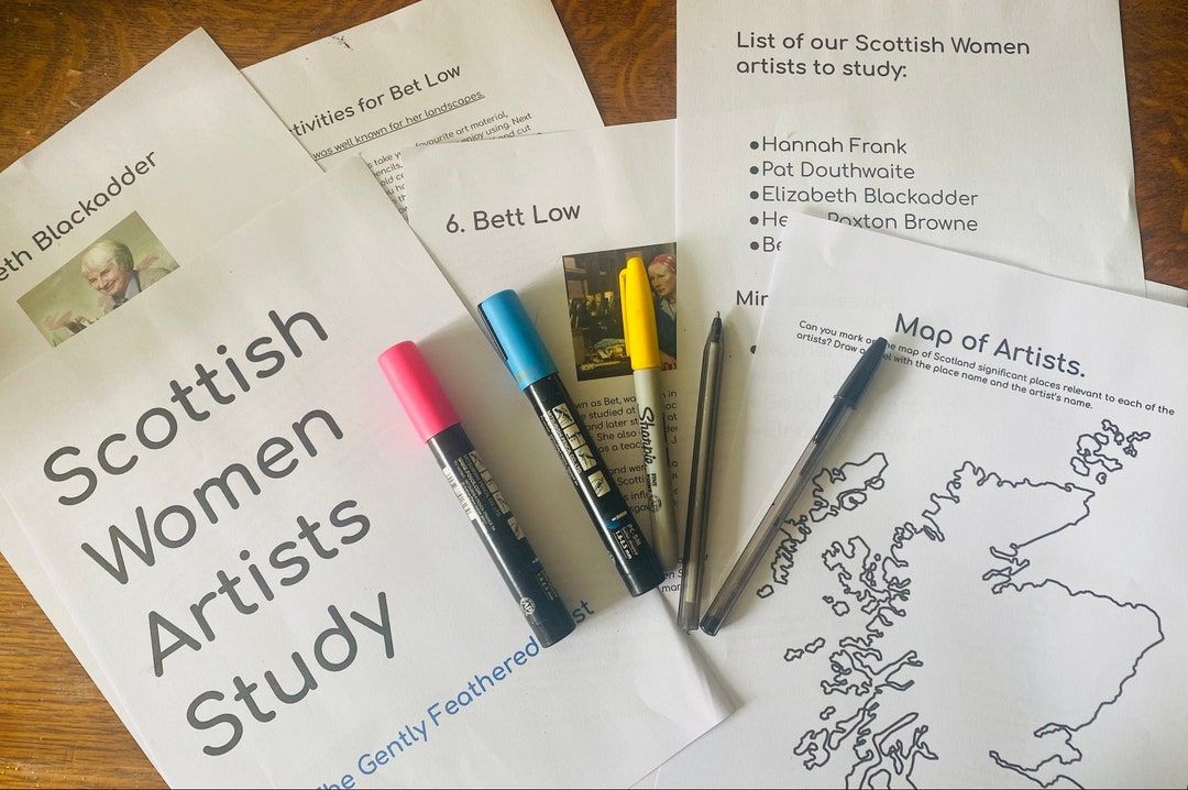 Scottish Women Artists Study - Etsy