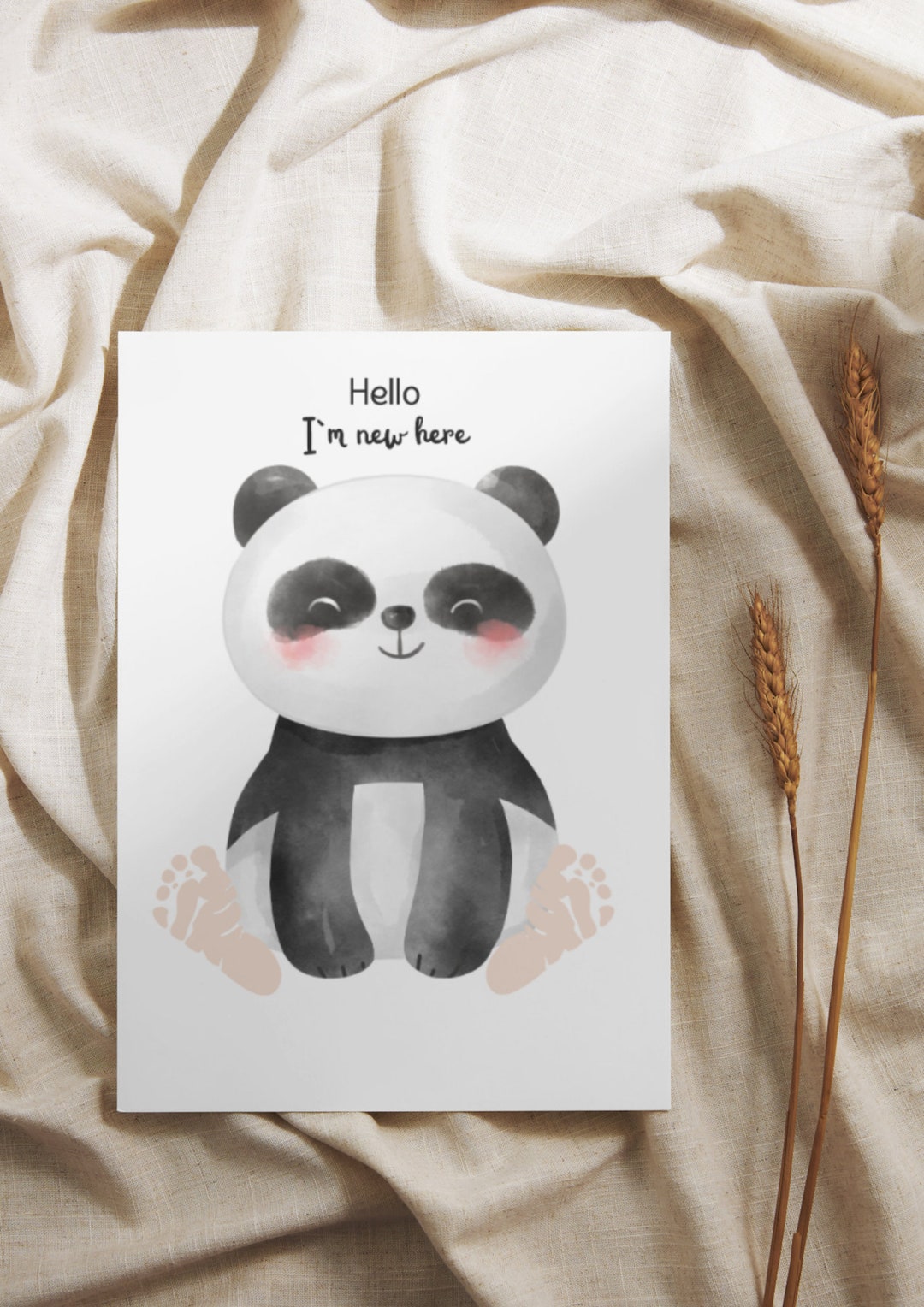 Footprint Panda - Etsy