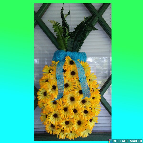 Pineapple Door Decor - Etsy