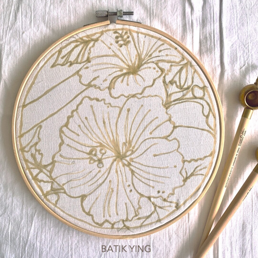 Batik DIY Kit Hibiscus - Etsy
