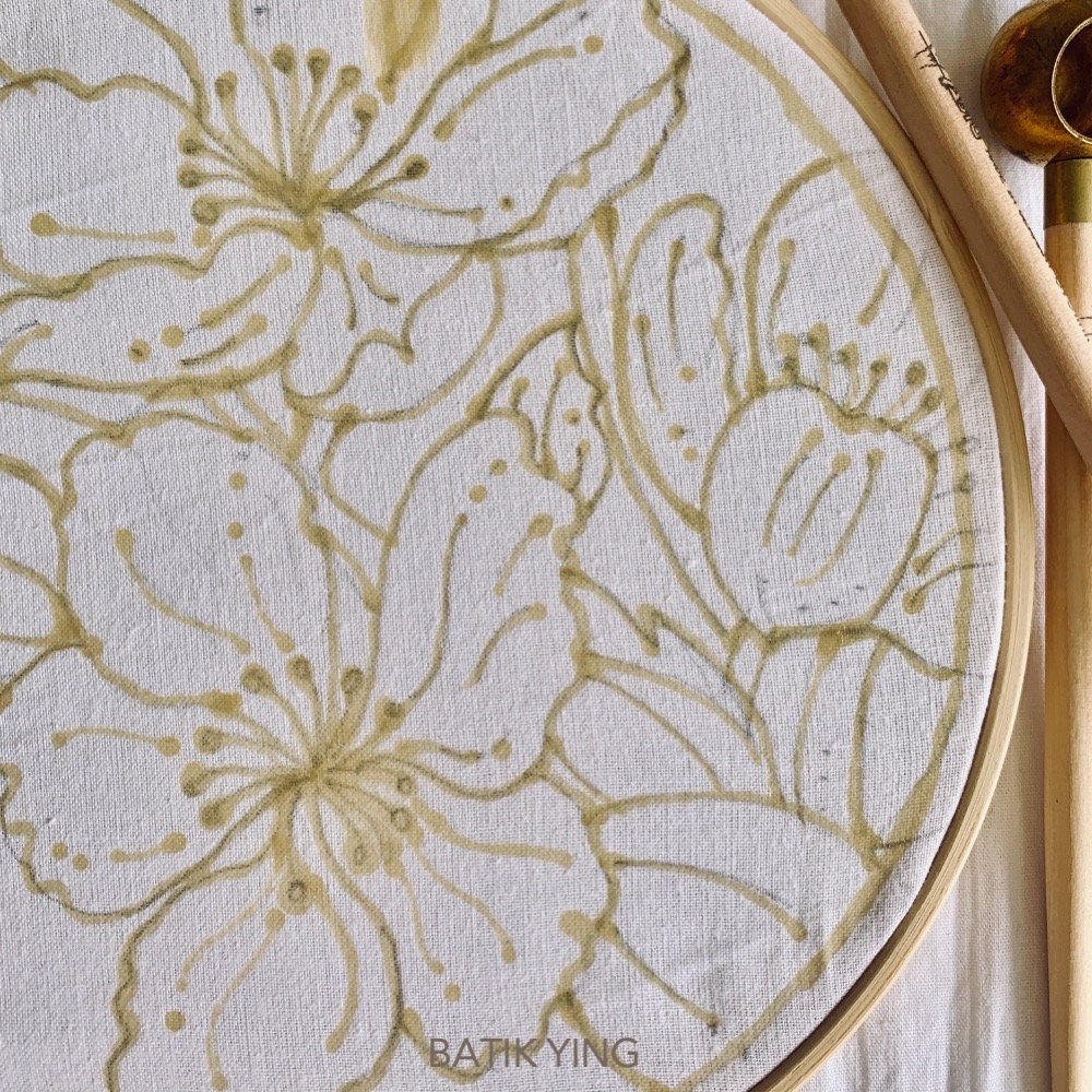 Batik DIY Kit - Sakura - Etsy