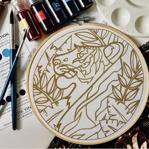 Batik DIY Kit - Malayan Tiger - Etsy