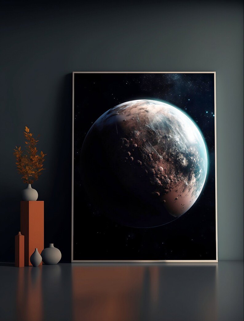 Printable Digital Art | Planet Illustration | Cosmos and Universe ...