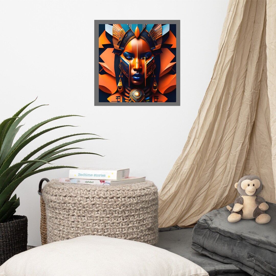 Abstract Indigenous Eye Poster "copper Gaze" - Etsy