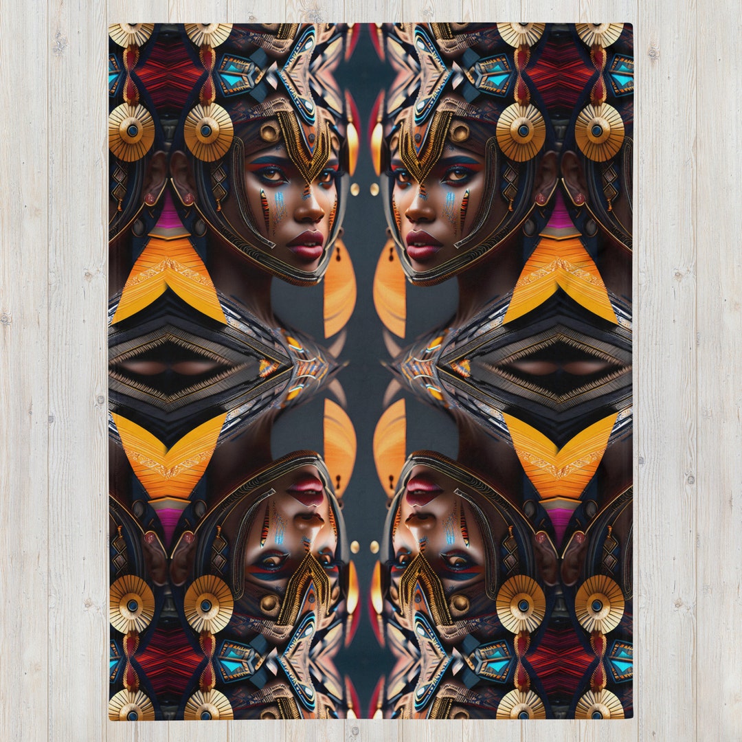 Stunning Negro Black Woman "indigenous Beauty" in Traditional Tribal ...