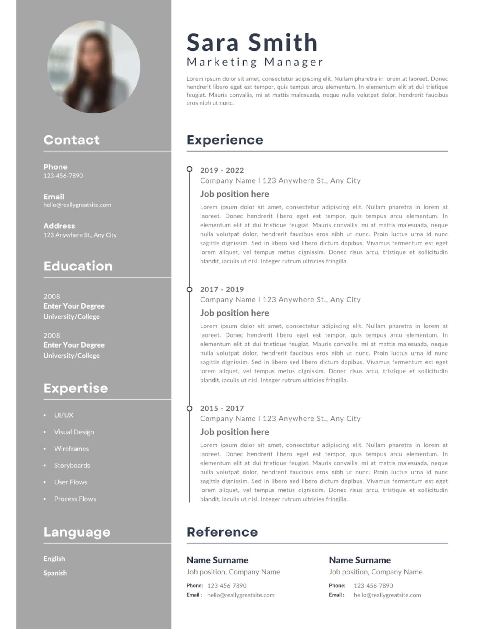 Personalized Resume and Cover Letter - Etsy