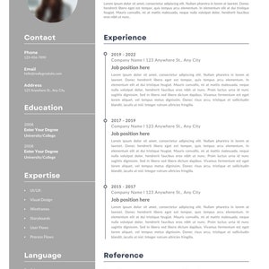 Personalized Resume and Cover Letter - Etsy