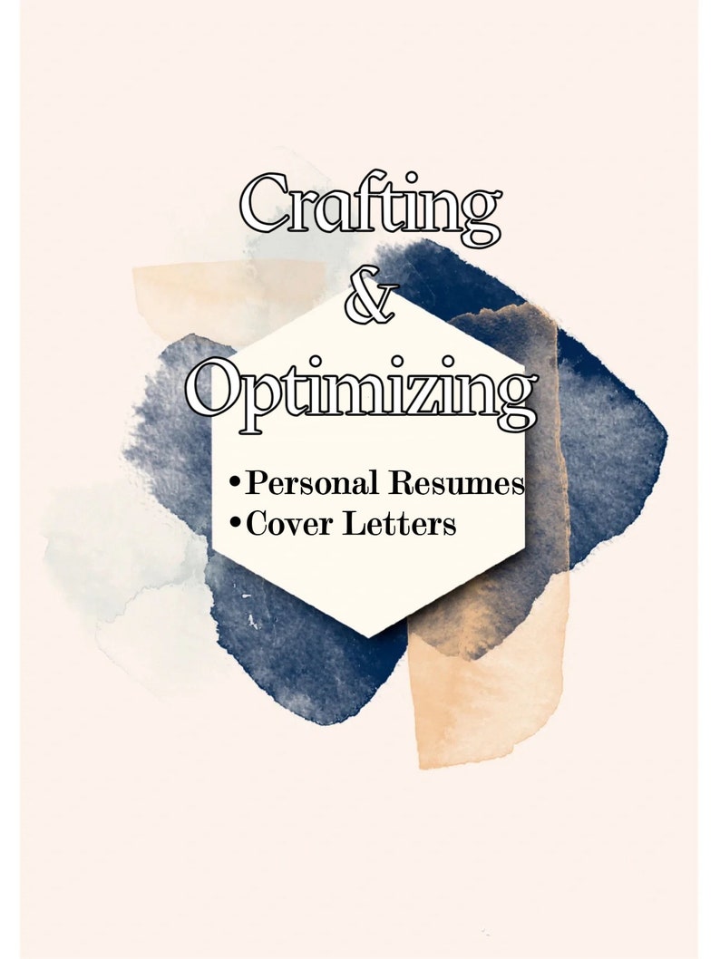 Personalized Resume and Cover Letter - Etsy