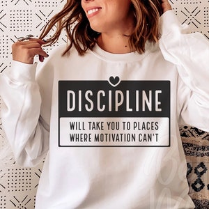Discipline SVG PNG PDF, Motivation Svg, Entrepreneur Svg ...