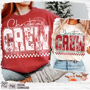 Christmas Crew PNG - Retro Xmas Family Design (digital Download) - Etsy