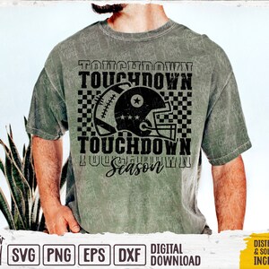 Touchdown Season Svg Png, Touchdown SVG, Football Mom Svg, Football ...