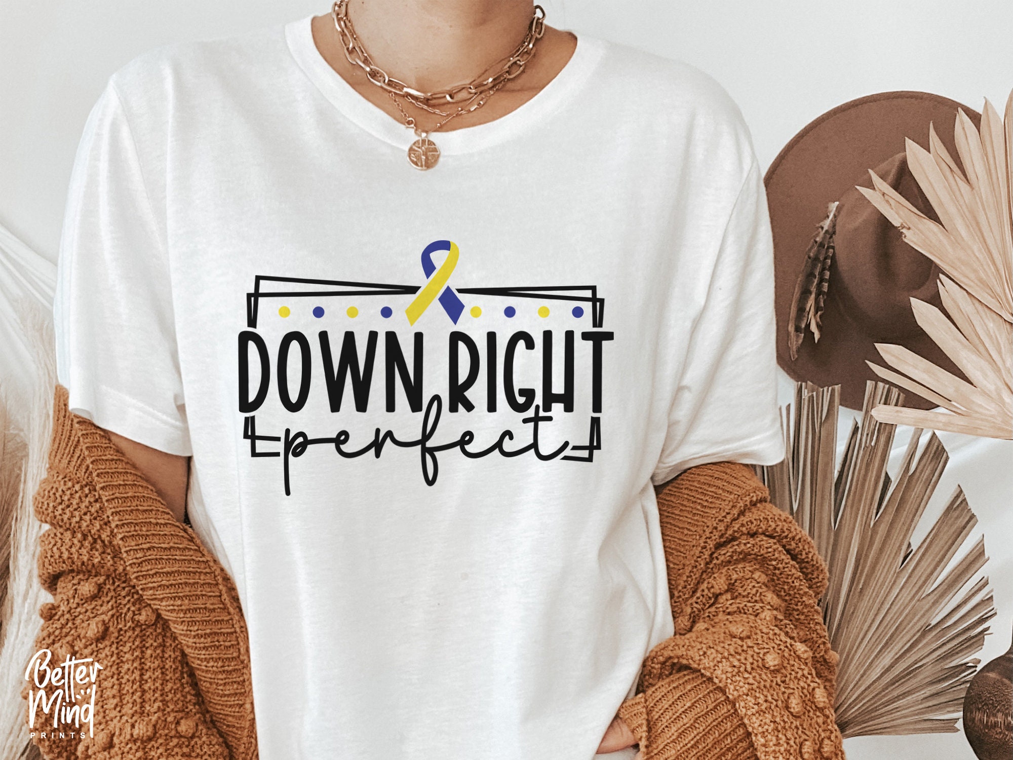 Down Right Perfect SVG PNG PDF Down Syndrome Svg World Down - Etsy