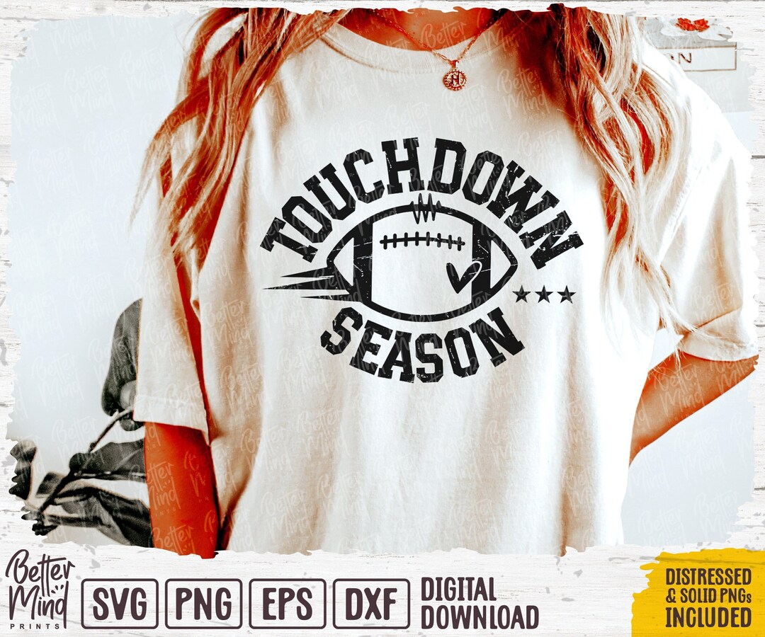 Touchdown SVG PNG, Game Day Vibes Svg, Football Svg, Football Mom Svg ...