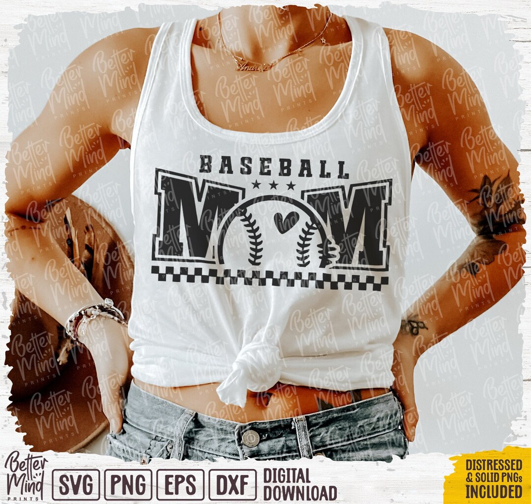 Baseball Mom SVG PNG: Trendy Shirt Design (digital Download) - Etsy