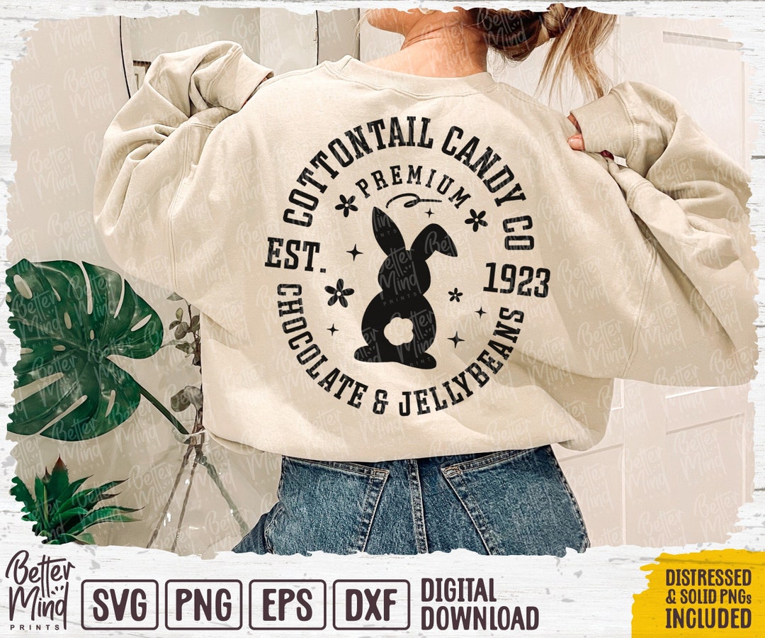 Cottontail Candy Company SVG PNG, Easter Candy SVG, Easter Svg, Funny Easter Shirt Svg ...