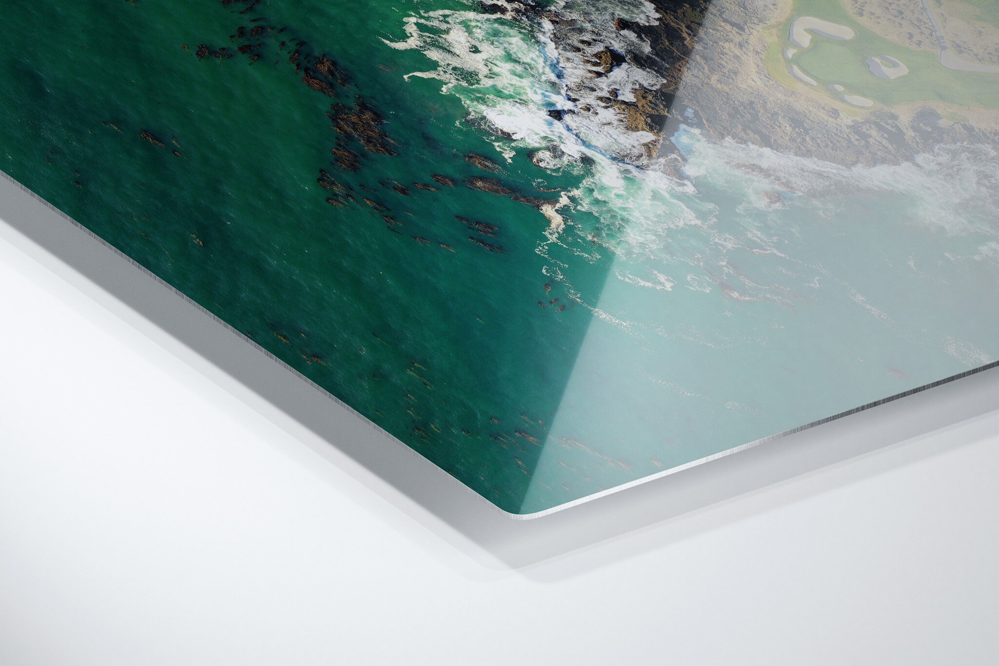 Pebble Beach Golf Course Wall Art Decor - HD Metal, Acrylic, Framed Art ...